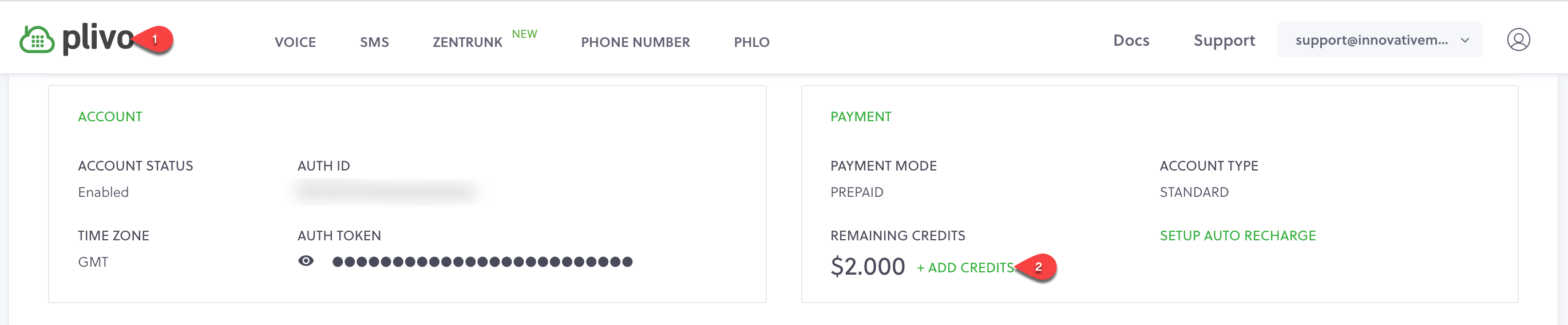 Purchasing your Plivo Account to enable texting within the Premium & Enterprise packages - Text ...